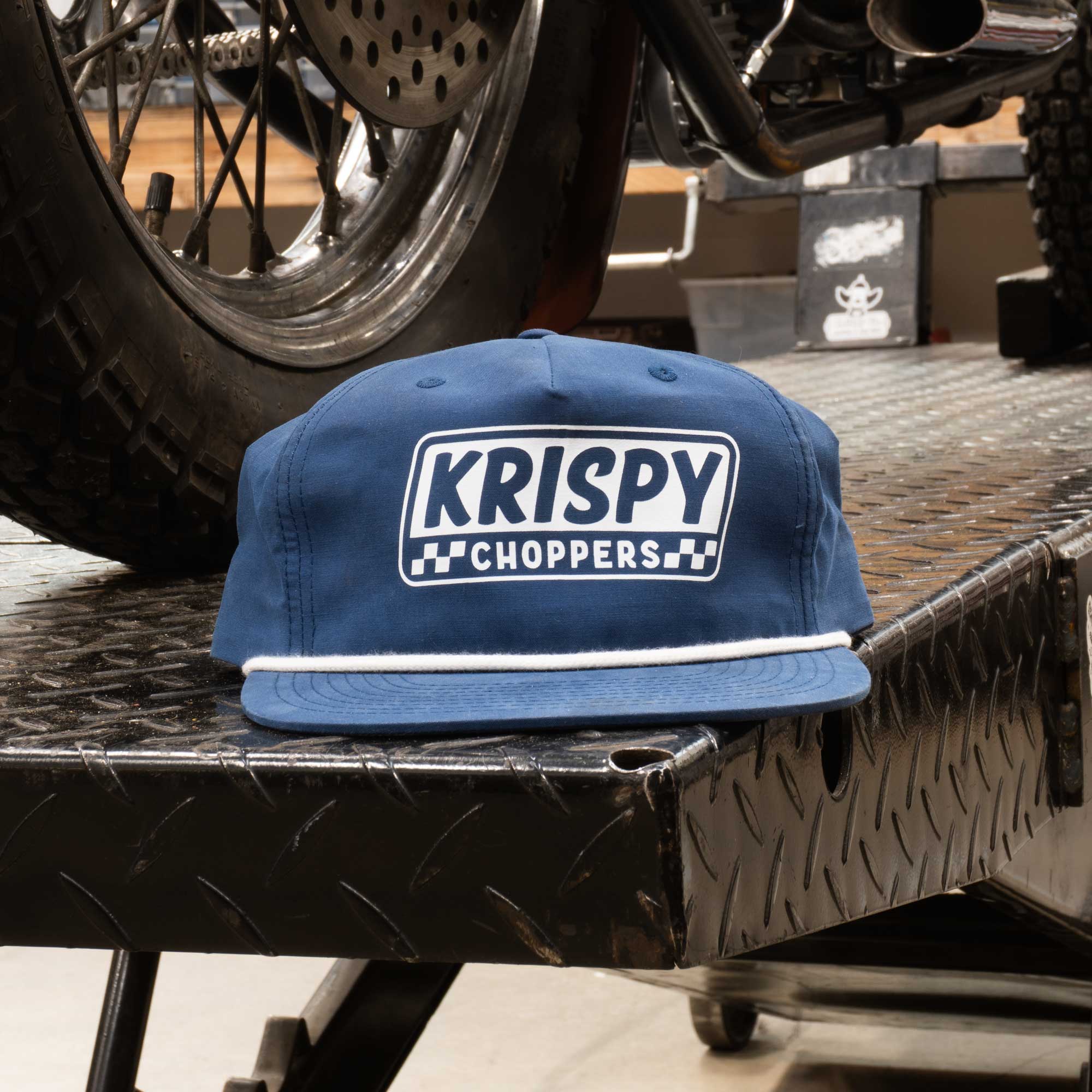 Krispy Co. Blue Speedway Hat – Krispy Choppers