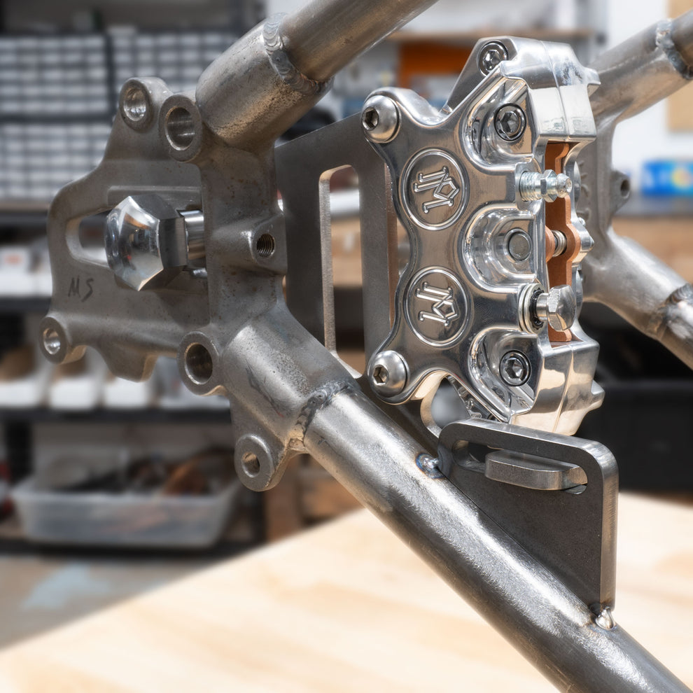 Rear Brake Hanger for 11.5" Rotors with Weld-On Tab – Krispy Choppers