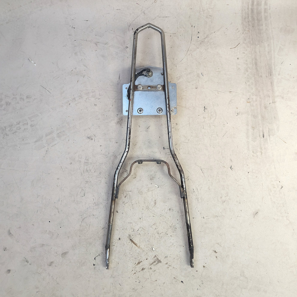 Crusty Chrome Sissy Bar – Krispy Choppers