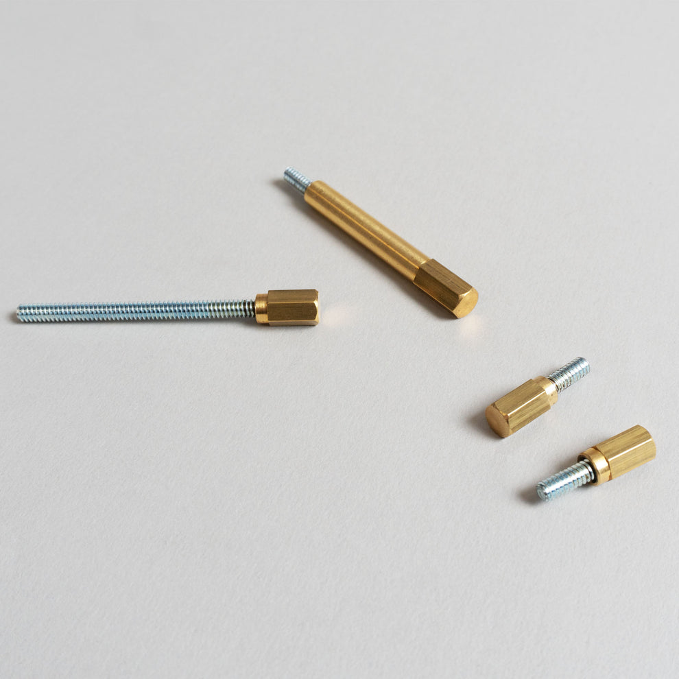 Extended Brass Float Bowl Screw Set for S&S Super E/G – Krispy Choppers