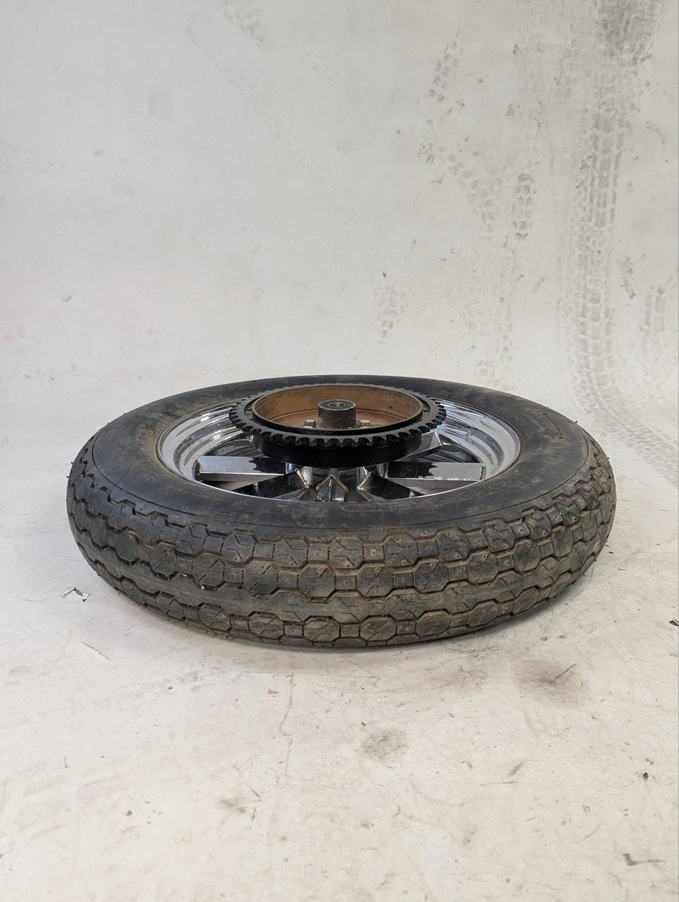 16” Rear Invader Wheel - Ironhead Drum Brake Chopper – Krispy Choppers