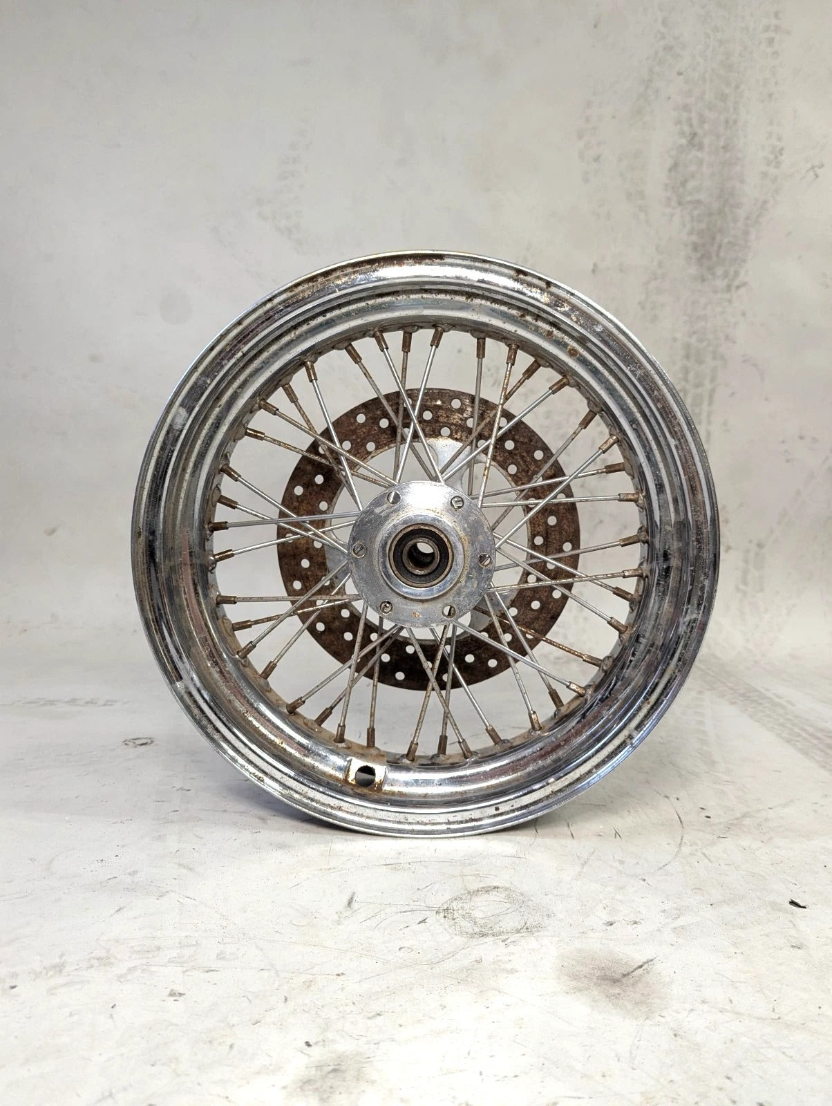 Hallcraft Chrome Rear Disc Wheel 16x4.00 – Krispy Choppers